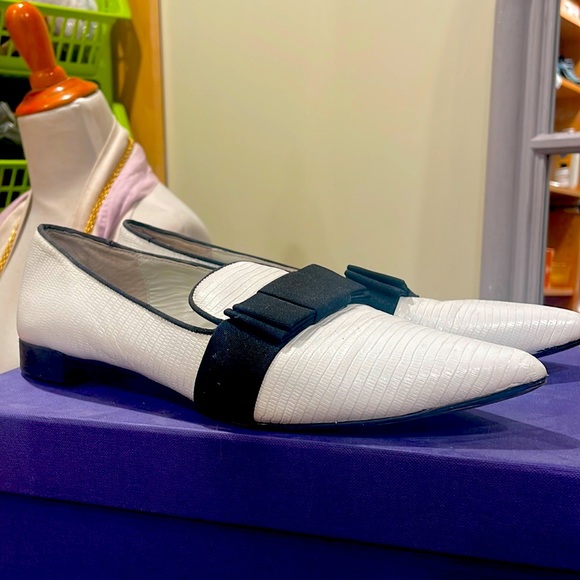 SENSO | Shoes | Senso White Snake Leather Brogues | Poshmark